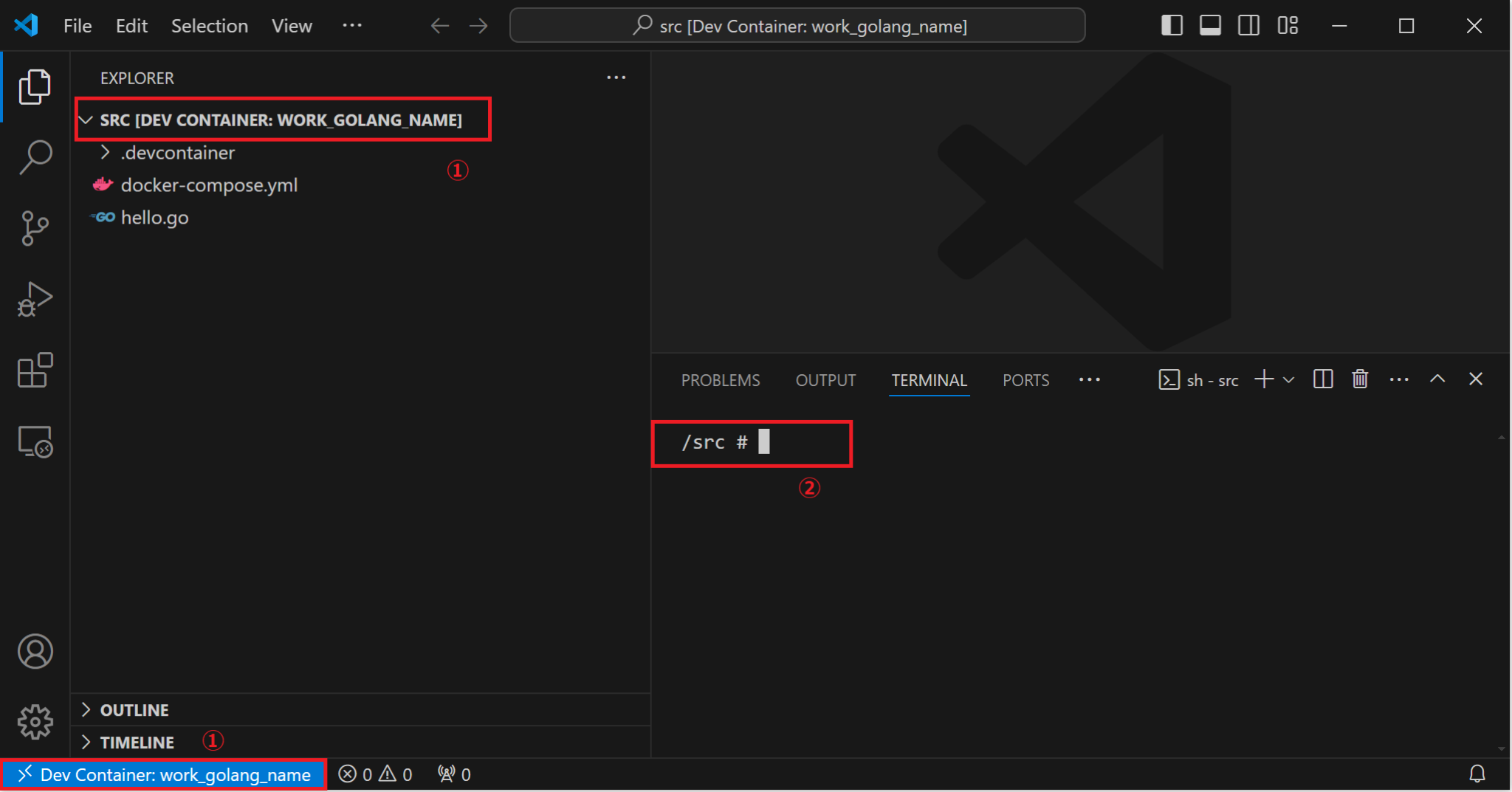 Goのdocker環境をvs Codeのdevcontainerに接続してデバッグする(windows編) 大阪でホームページ制作ならプロットハブ