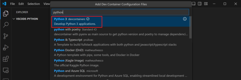 VS CodeのDevContainerでDockerfileを使わずにPythonの開発環境を簡単に構築する | 大阪でホームページ制作なら ...