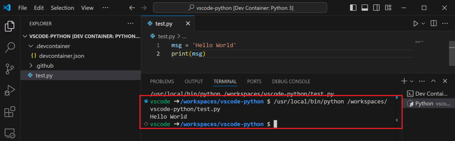 VS CodeのDevContainerでDockerfileを使わずにPythonの開発環境を簡単に構築する | 大阪でホームページ制作ならプロットハブ