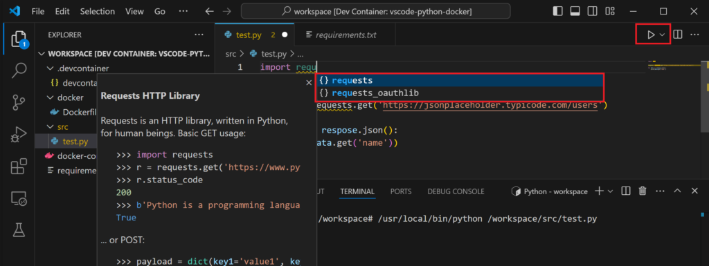 Dockerで構築したPython環境をVS CodeのDevContainerへ接続してリモートデバッグする | 大阪でホームページ制作なら ...